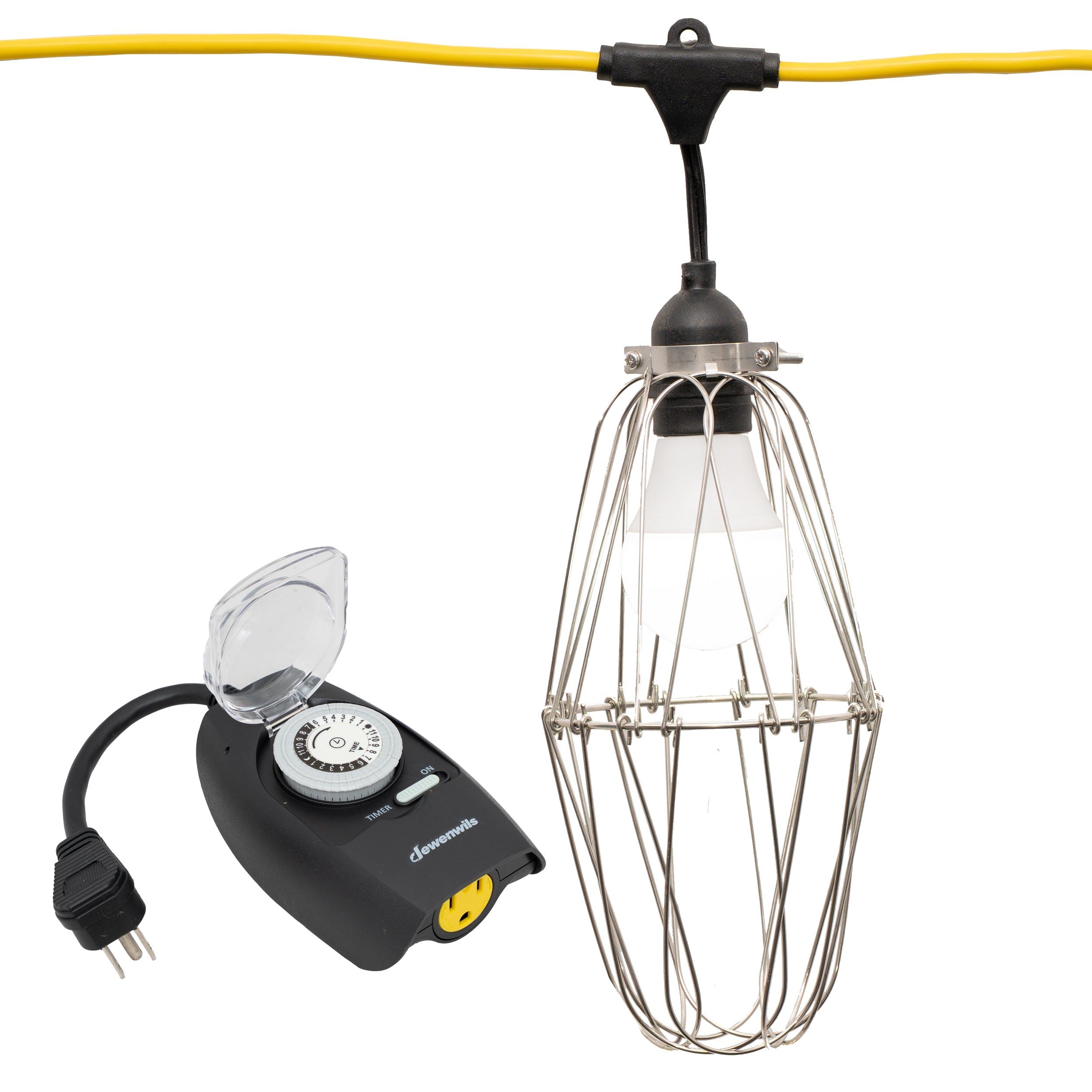 50' Crawl Space String Light | 5 LED Sockets with Timer – Crawl Space ...
